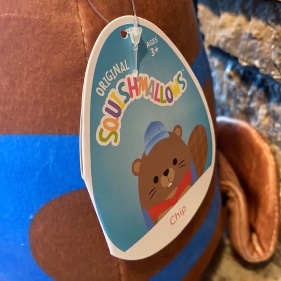 Squishmallows | Toys | Nwt Chip The Beaver Squishmallow 8 Inch Back To ...